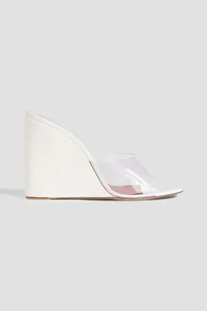 Amina Muaddi Wedge Mules Clogs For Women