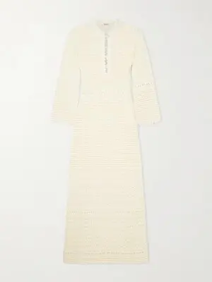 ERES Madone Open-knit Maxi Dress