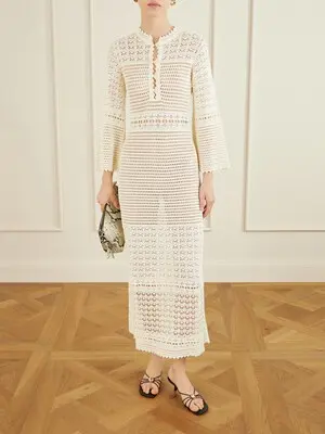ERES Madone Open-knit Maxi Dress