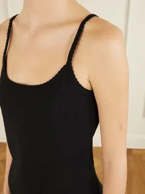THE ROW Denzel Ribbed Cotton-jersey Tank