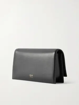 Khaite Embellished Textured-leather Clutch