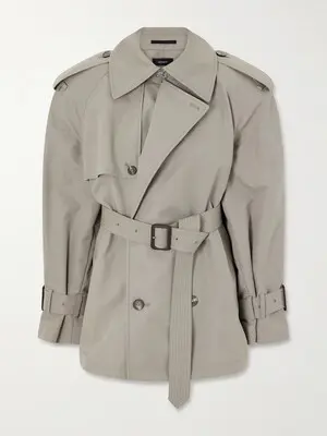 Wardrobe.NYC Cotton-blend Trench Coat