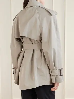 Wardrobe.NYC Cotton-blend Trench Coat