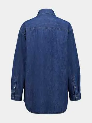 Valentino Garavani Medium Denim Shirt - Blue