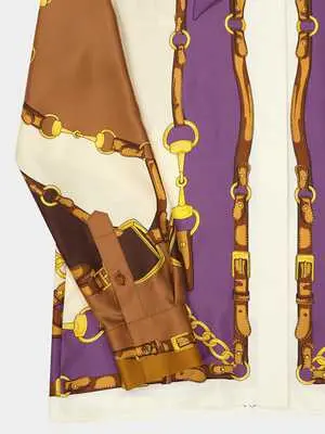 Gucci Printed Silk Twill Shirt