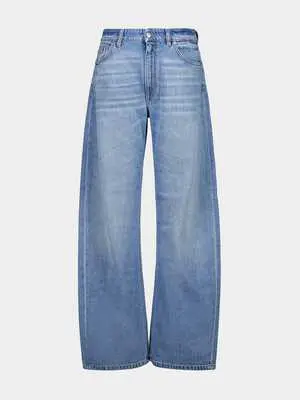 Stella McCartney Mid-waist Relaxed Curve Jeans - Blue