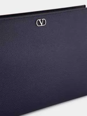 Valentino Garavani Marine Leather Pouch