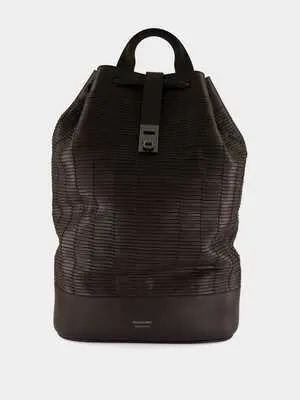FERRAGAMO Sailor Leather Backpack