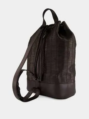 FERRAGAMO Sailor Leather Backpack