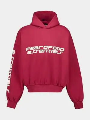 Fear Of God Cropped Relaxed Hooded Sweatshirt