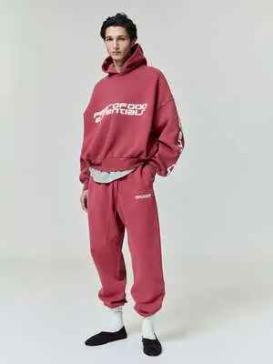 Fear Of God Cropped Relaxed Hooded Sweatshirt