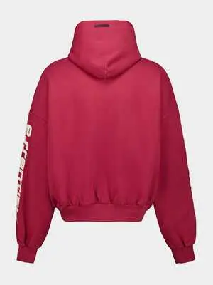 Fear Of God Cropped Relaxed Hooded Sweatshirt