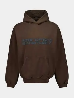 Fear Of God Heavy Fleece 90s Hooded Sweatshirt - Brown