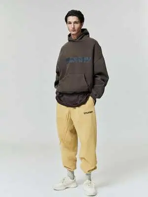 Fear Of God Heavy Fleece 90s Hooded Sweatshirt - Brown