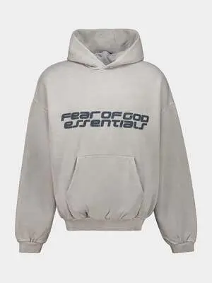 Fear Of God Heavy Fleece 90s Hooded Sweatshirt - Grey