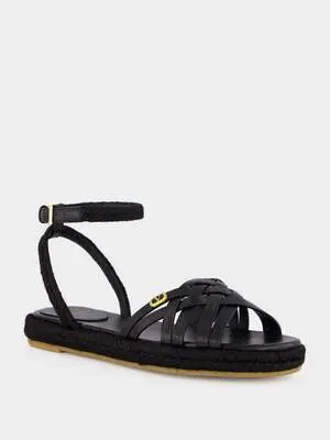 Valentino Garavani Leather Espadrille Sandals