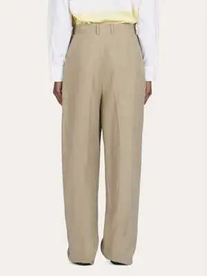 FERRAGAMO Safari Relaxed Tailored Trousers