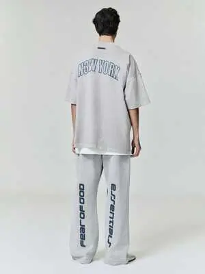 Fear Of God Smoke New York 90s Oversized T-shirt - Grey