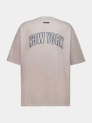 Fear Of God Smoke New York 90s Oversized T-shirt - Grey