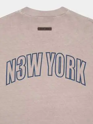 Fear Of God Smoke New York 90s Oversized T-shirt - Grey