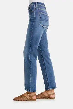 Ag Brinley Mid-rise Straight-leg Jeans