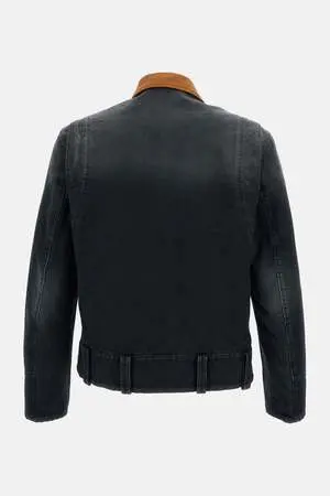 Marni Giacca In Tela Di Cotone - Nero