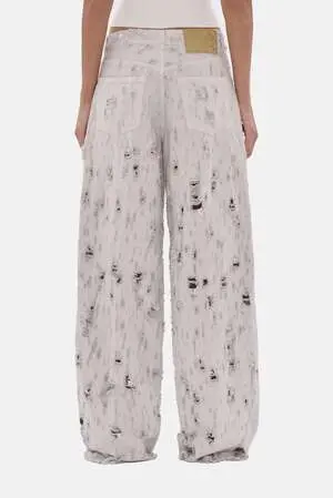 HAIKURE Bethany Bull Destroyed Jeans - Grigio