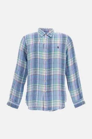 Polo Ralph Lauren Linen Custom-Fit Shirt Multicolor