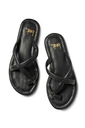 Beek Sungem Toe Loop Sandals - Black