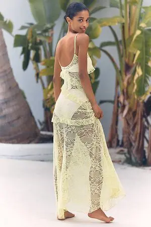 WILD LOVERS LONDON Sunkiss Ruffle Lace Dress