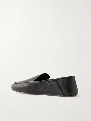 George Cleverley Mayfair Collapsible-heel Full-grain Leather Loafers