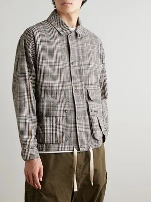 Barbour Westoe Checked Woven Blouson Jacket - Gray