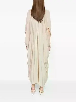 ELEH Button V-neck Dress