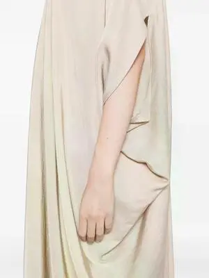 ELEH Button V-neck Dress