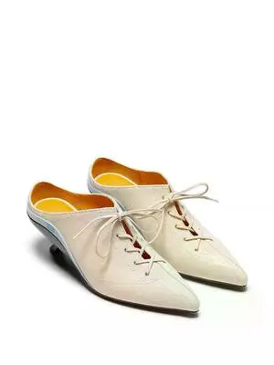 LILI CURIA Victoria Kitten Heel Mules