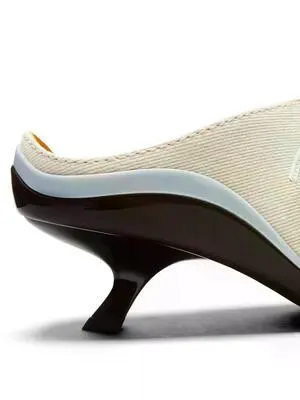 LILI CURIA Victoria Kitten Heel Mules