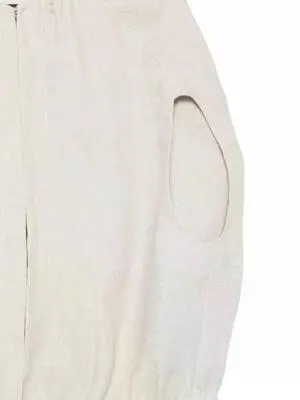 ALYSI Cutout Blouse - Neutrals