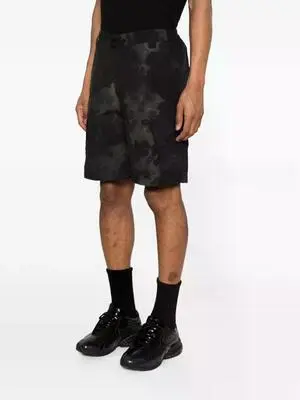 JG1 Tie-dye Cargo Shorts - Black