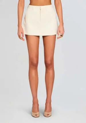 SEROYA Kapa A-line Skirt - Eggshell