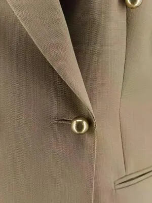 Seafarer Betty Peaked-lapel Double-breasted Wool Blazer - Neutrals