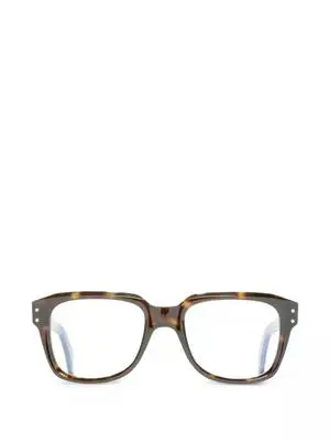 CUTLER & GROSS 1433 Square-frame Glasses - Brown