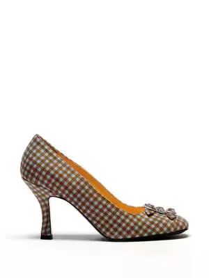 LILI CURIA Babette Three Buckle Pumps