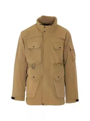 JG1 Jacket With Zip And Button Closure - Brown