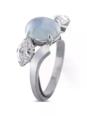 LB EXCLUSIVE Diamond And Sapphire Ring