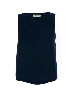 Herno Sleeveless V-neck Top