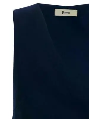 Herno Sleeveless V-neck Top