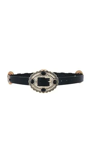 LOVERS AND FRIENDS Gypsy Buckle Belt - Black