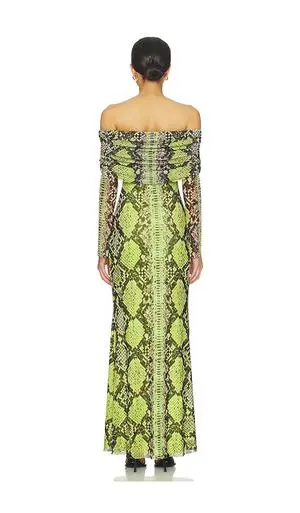 AFRM Thelma Off The Shoulder Maxi Dress