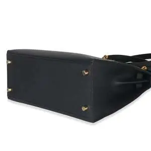 Hermès Epsom Sellier Kelly 28 Ghw - Black