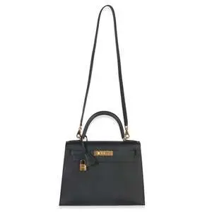 Hermès Epsom Sellier Kelly 28 Ghw - Black